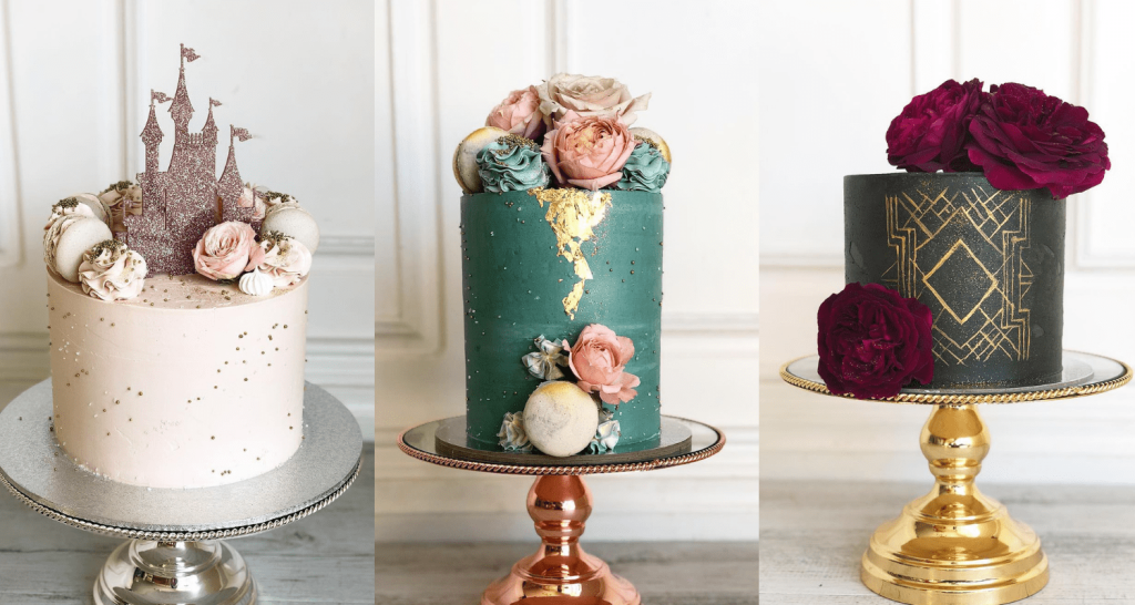 Sweeten your party with these lovely mini cakes