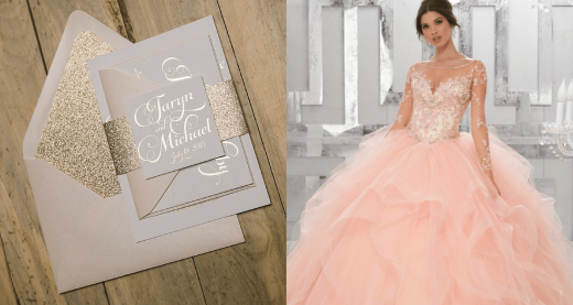 5 combinaciones de ensueño para una Quinceañera Rose Gold