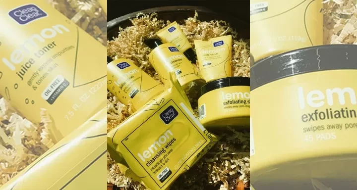 Clean and Clear Lemon Skincare Routine